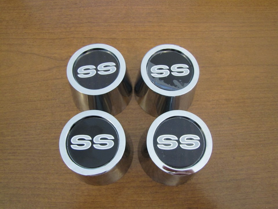 1969-70 CHEVELLE EL CAMINO "SS" WHEEL CENTER CAP SET, 69 CAMARO | eBay