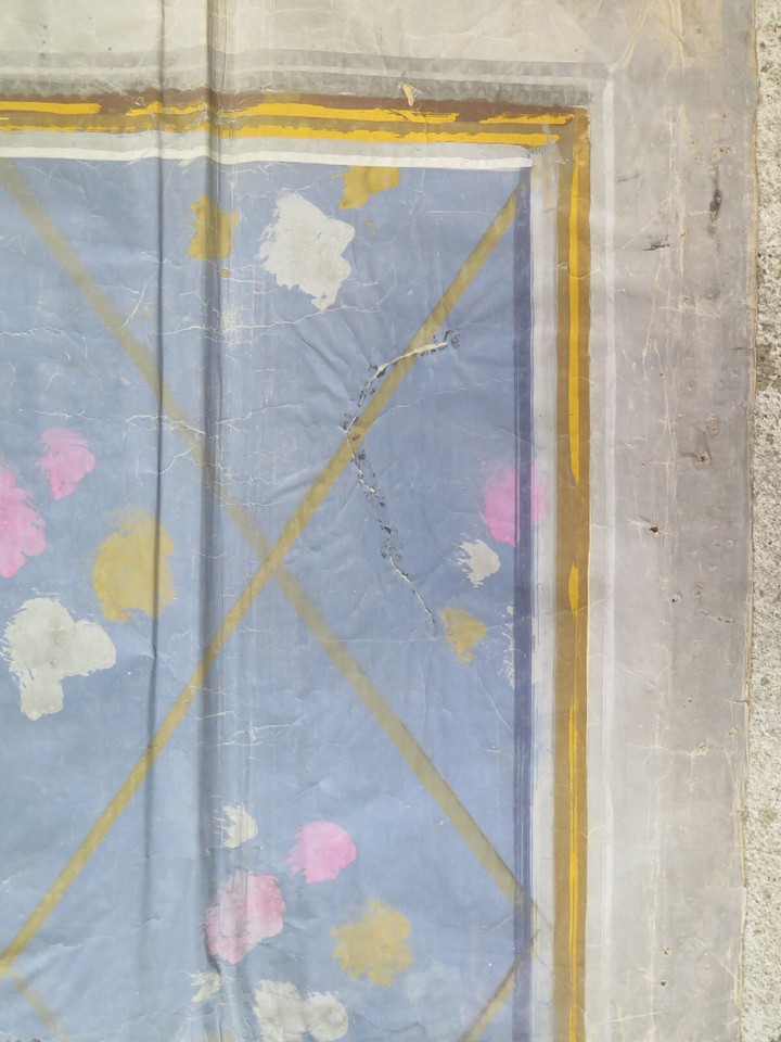 Antique Hand-Painted Backdrop Large Size Theater Scenography CL4.4 | eBay