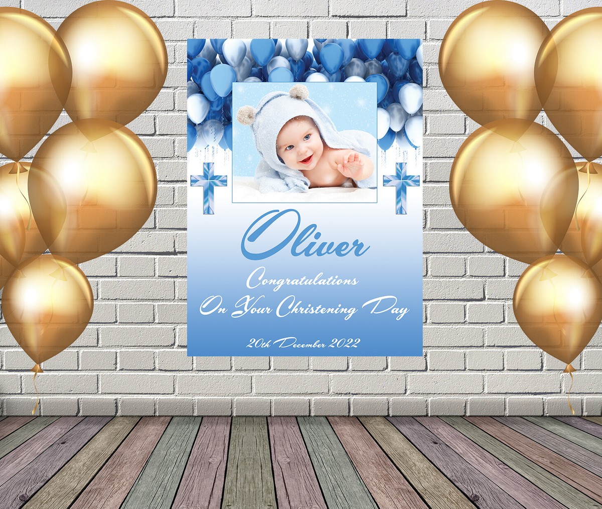Baby Christening Banners
