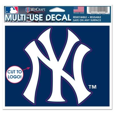 New York Yankees 5"x6" Logo Cut Car Decal [NEW] MLB Car Auto Sticker ...