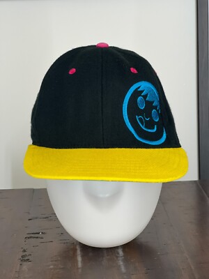 NEFF Hat Cap Fitted Adult Large Black Skate Skater Surf Cotton Beach ...