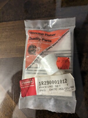 FISHER CONTROLS PACKING SET# 1R290001012 FACTORY NEW UNOPENED IN ...