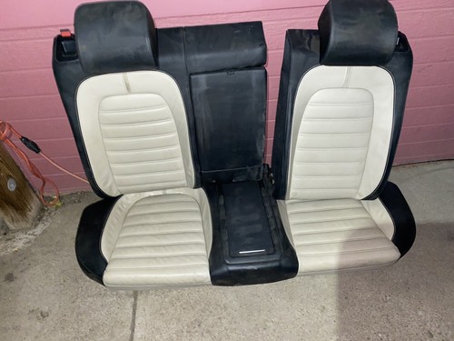 06-17 Volkswagen PASSAT CC Rear Lower Upper Seat Cushion Leather Black ...