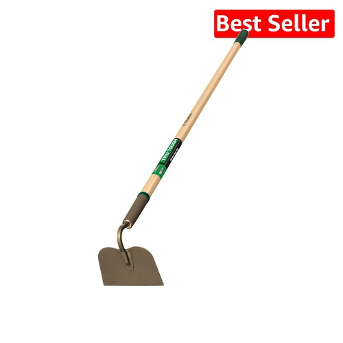 Lightweight Welded Garden Hoe - Notched Steel Blade for Precision ...