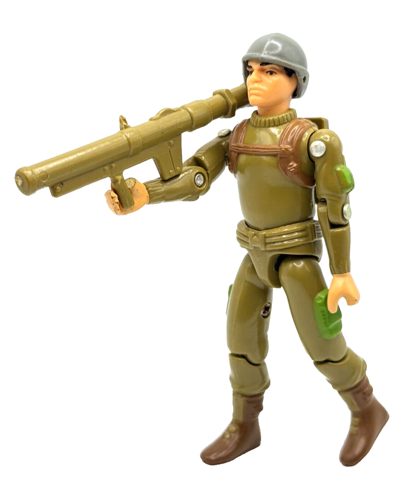 Super Nice 1982 GI Joe ARAH ZAP Straight Arms Bazooka Soldier w/FILE ...