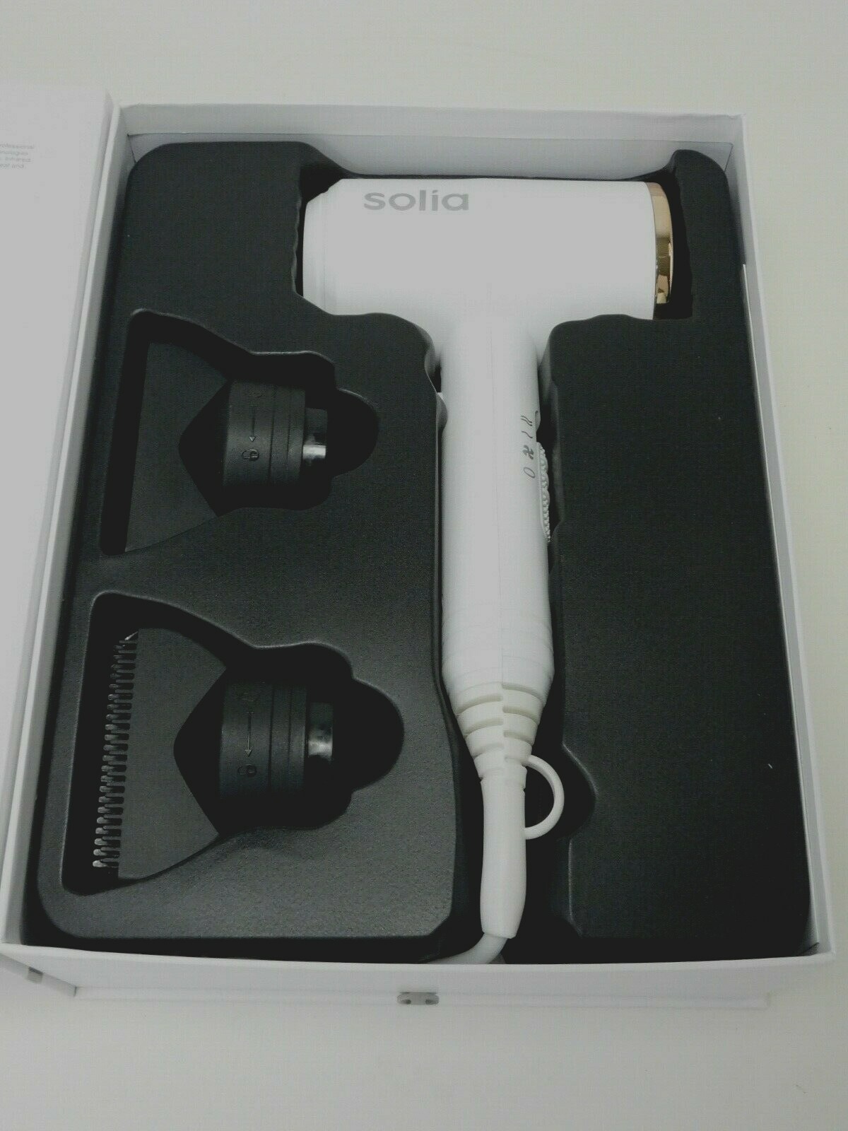 Solia Professional Hair Dryer Ionic Technology Blue 1875W Hot Cold Hair ...