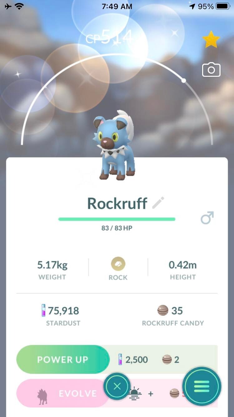 Pokemon Shiny Rockruff (Dusk Form) P T C Mi'ni GO - Description | eBay