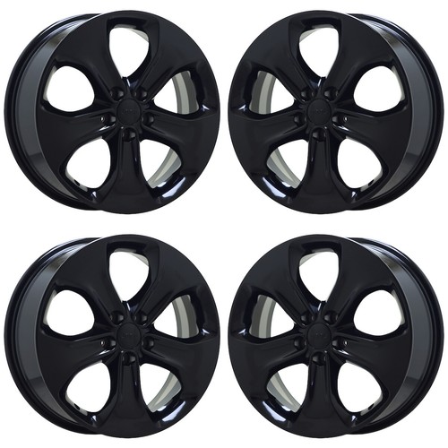 18" Jeep Compass Gloss Black wheels rims Factory OEM set 9190 | eBay