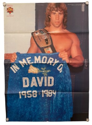 Kerry Von Erich Poster 51.2cm × 72.5cm David Memorial Jacket NWA WWF ...