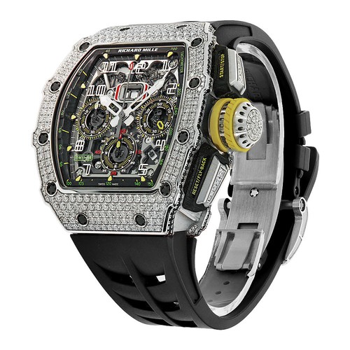 Richard Mille RM 11-03 Watch 50MM Skeleton Arabic Numerals Dial White ...
