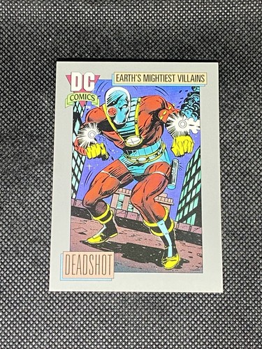 Deadshot Earths Villains DC Comics Golden Age 1991 Impel #91 Card 1992 ...