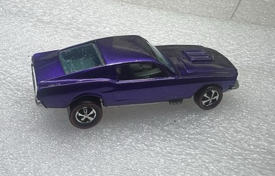 Hot Wheels Redlines *RESTORED* Custom Mustang Spectraflame Purple w ...