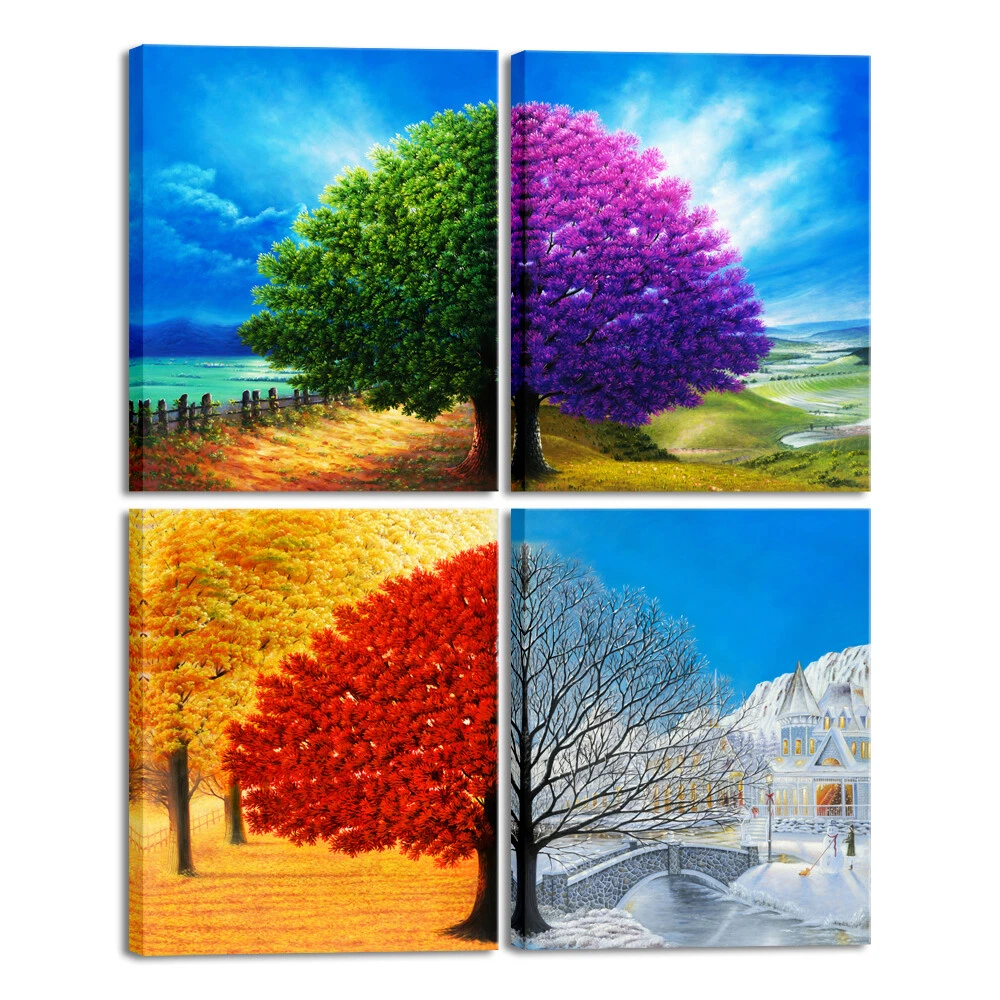 4 Seasons Tree Art