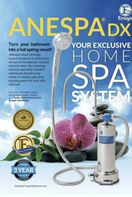 Enagic Anespa DX mineral ion home shower filter system. Great gift! | eBay