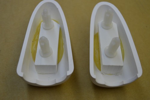 NEW PAIR OEM SEA RAY WHITE RUBRAIL END CAPS PART # 958074 SEARAY | eBay