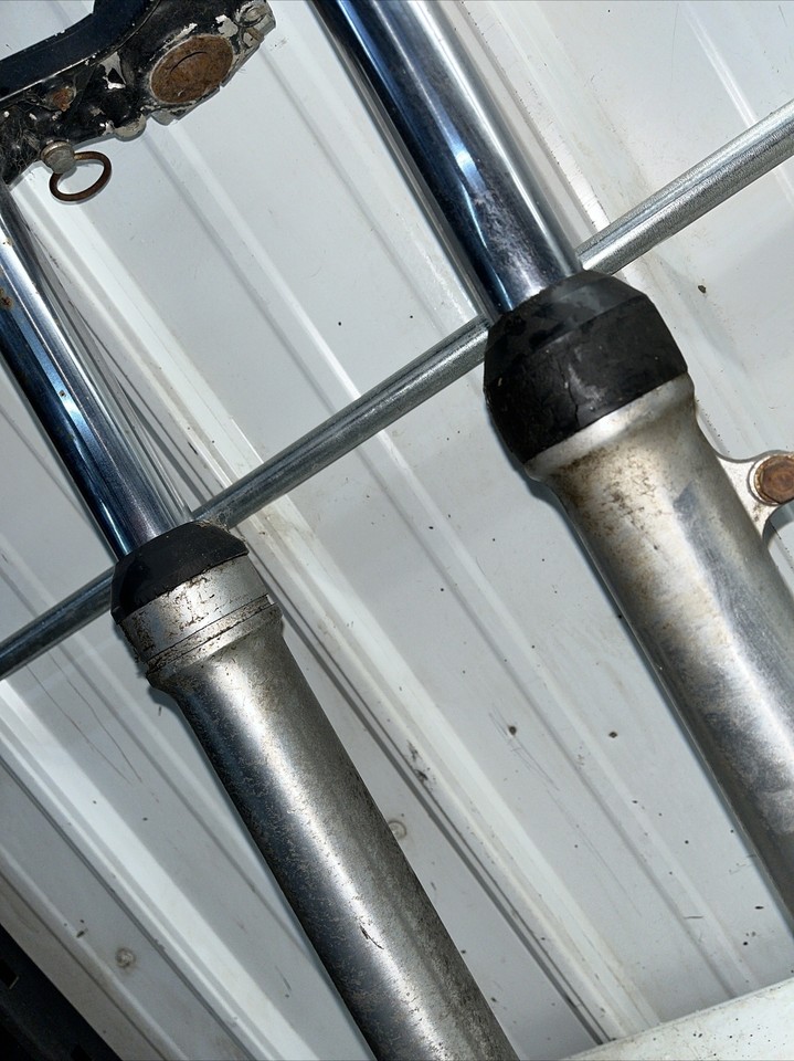 1977 Kawasaki KE175 Front Fork w Lower Triple Tree KE 175 Forks ...
