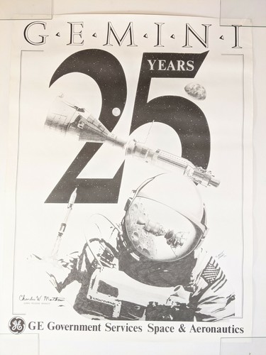 Vintage Gemini Space Program 25th Anniversary GE General Electric ...