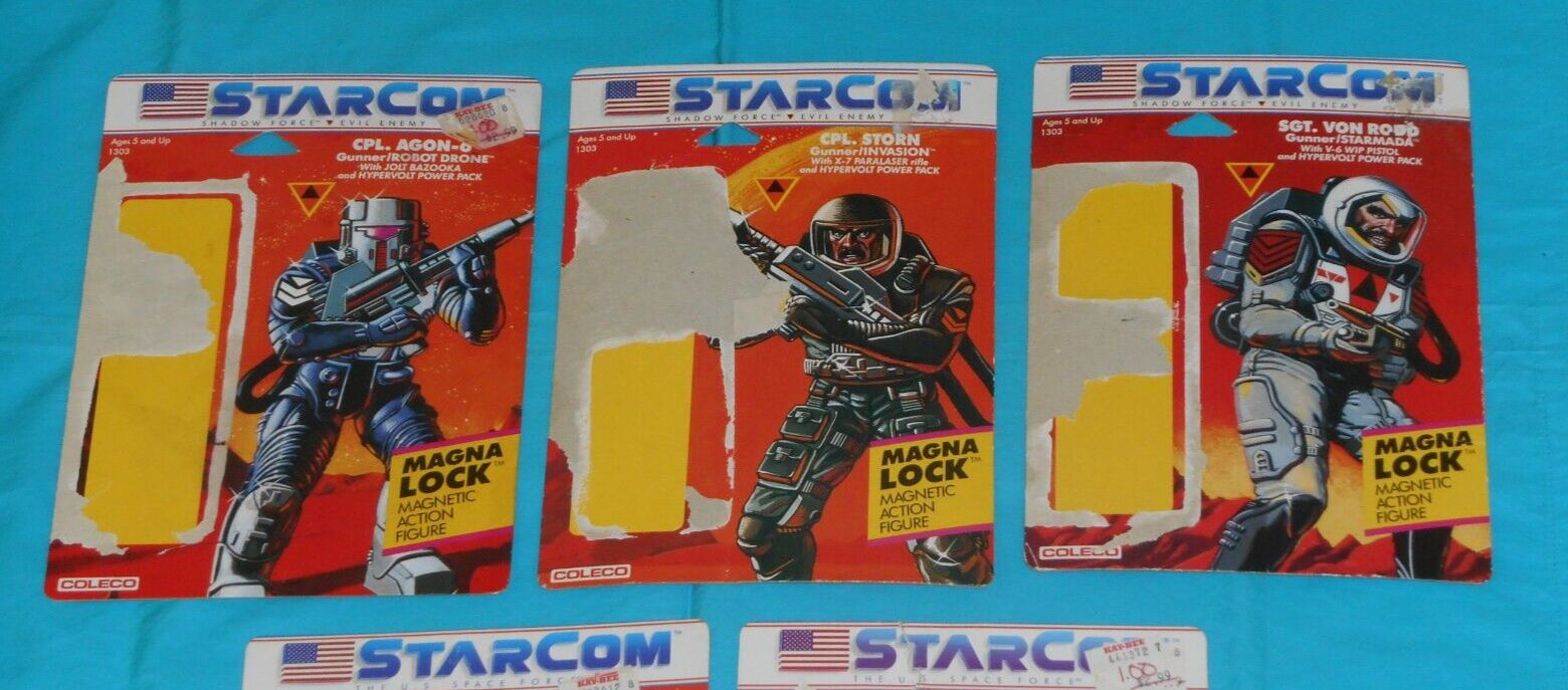 vintage original STARCOM CARDBACK LOT x5 (set B) | eBay