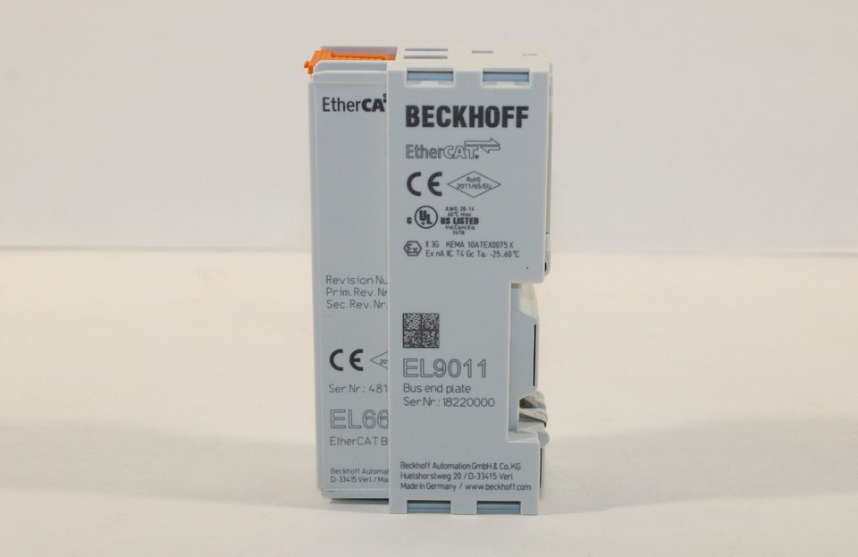 Beckhoff EL6695 EtherCat Bridge Terminal with EL9011 | eBay