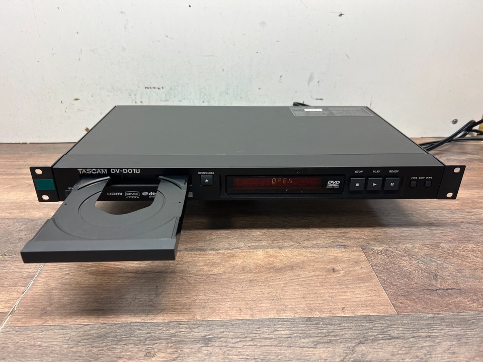 TASCAM BD-01U Rack Mountable Professional Studio DVD Player No Remote ...