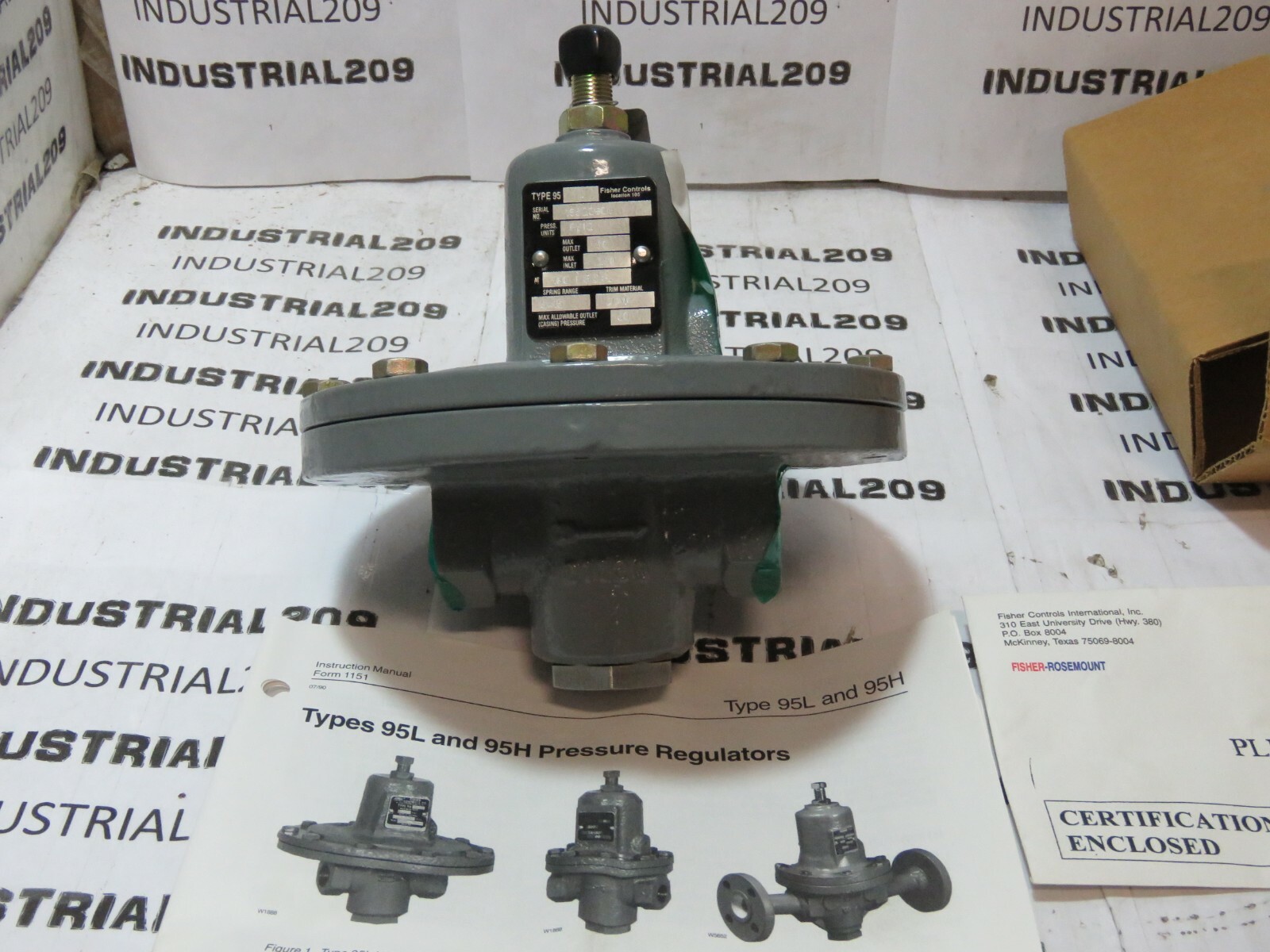 FISHER 95L PRESSURE REGULATOR NEW | eBay