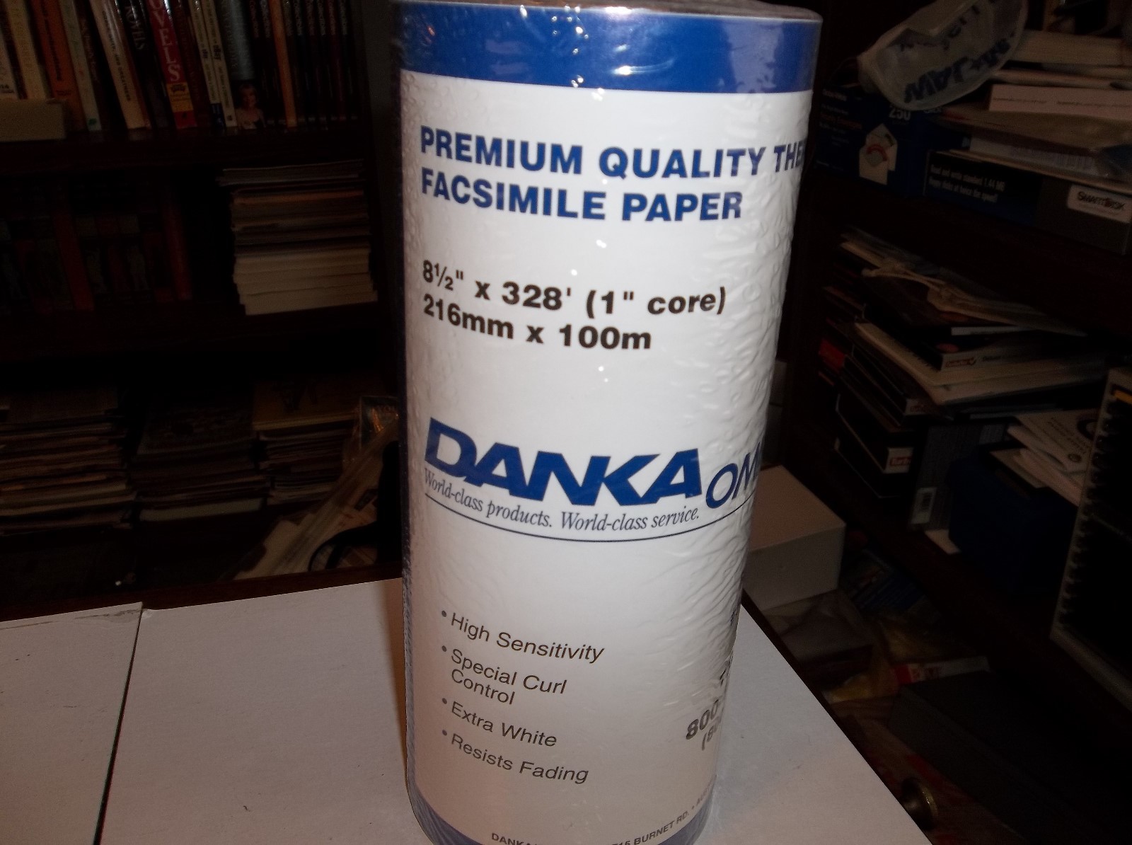 Danka Omni Fax #50778001 Thermal Facsimile paper 8 1/2" ' ( 1" core ...