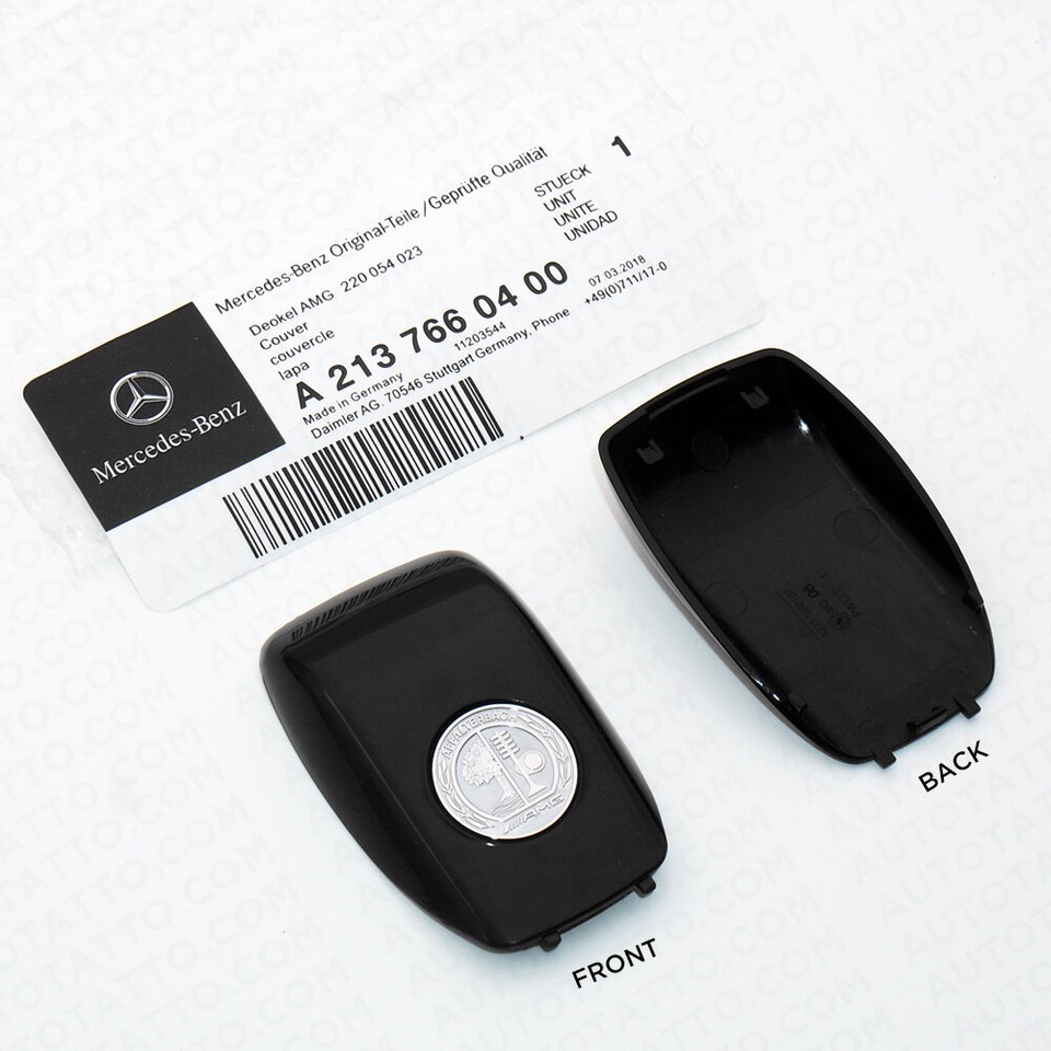 OEM AMG New Remote Key FOB Back Cover Holder Protect For Mercedes S E G ...