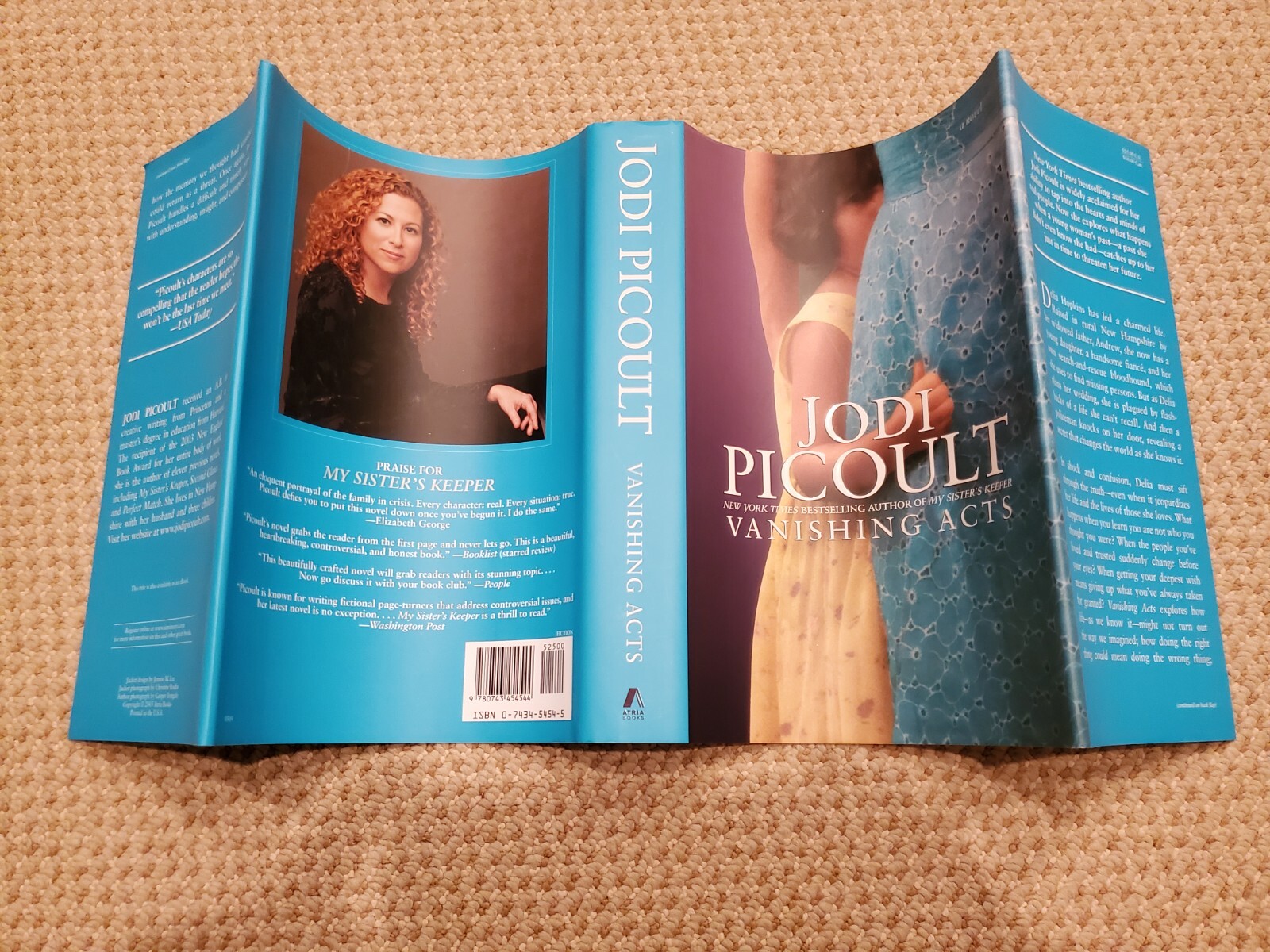 Jodi Picoult - SIGNED signature only - Vanishing Acts - 1st/1st ...