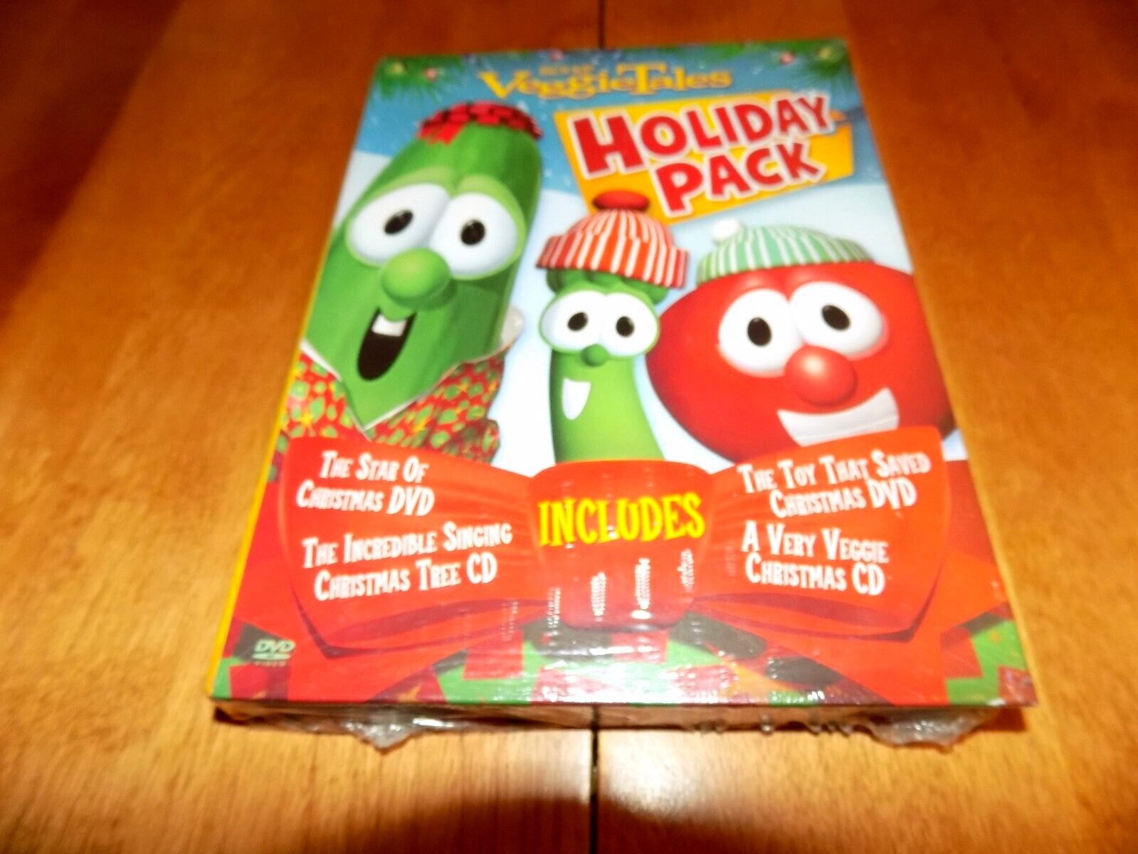 VEGGIETALES Veggie Tales Christmas Holiday Gift Pack 4-Disc Set DVD ...