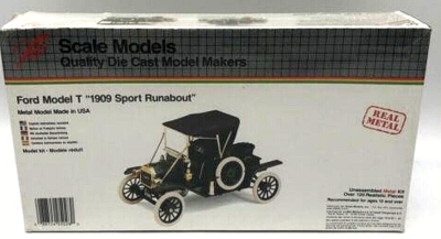 VINTAGE - JLE Scale Models FORD MODEL T "1909 SPORT RUNABOUT" Model Kit ...