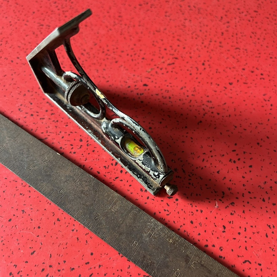 VTG Orange Tool 2 PIECE PROTRACTOR LEVEL 12" RULER | eBay