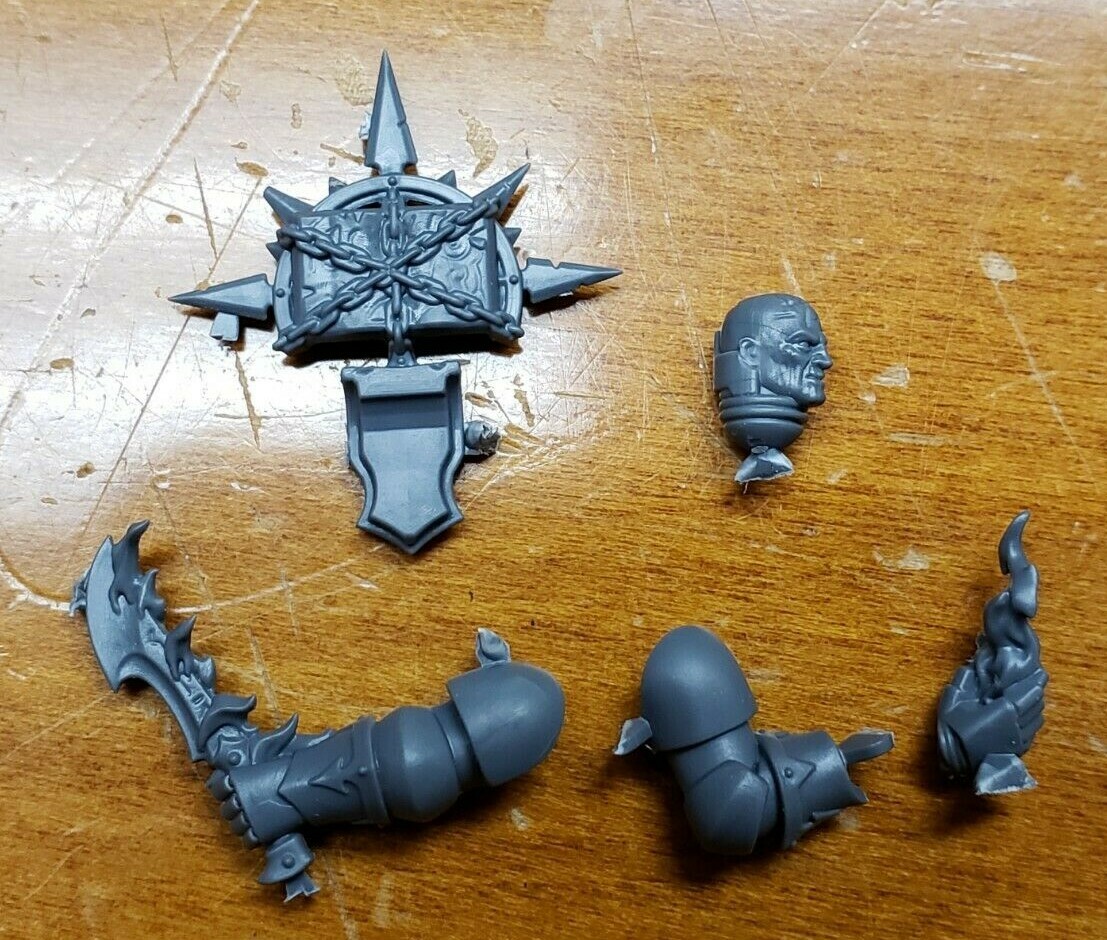 Warhammer 40k Chaos Space Marine Bits Legionary Balefire Acolyte Kit | eBay