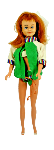 '70s Barbie Clone Princess Grace Maddie Mod HK Red Head Swimsuit Set ...
