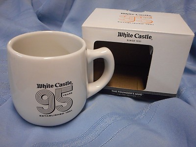 WHITE CASTLE Coffee CUP MUG 95 YEARS Anniversary LIMITED EDITION | eBay
