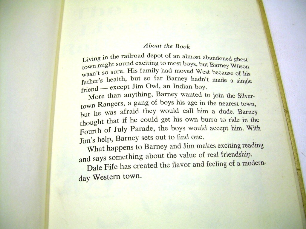 Boy Who Lived in Railroad Depot 1968 Dale Fife + Ingrid Fetz ...