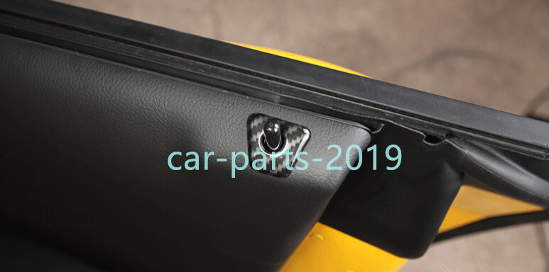 Carbon fiber Inner Door window Lock Pins Lid cover For Toyota GR Supra ...