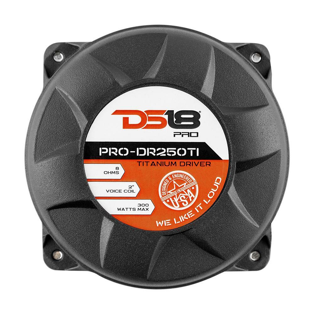 2 DS18 PRO-DR250TI 2" VC Titanium Compression Driver 8-Ohm Car Horn ...