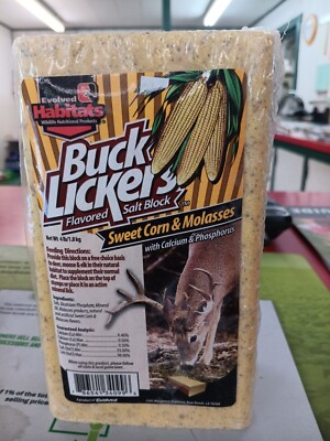 EVOLVED HABITATS BUCK LICKERS FLAVOED SALT BLOCK ( SWEET CORN ...