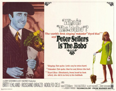 THE BOBO Movie POSTER 11x14 Peter Sellers Britt Ekland Rossano Brazzi ...