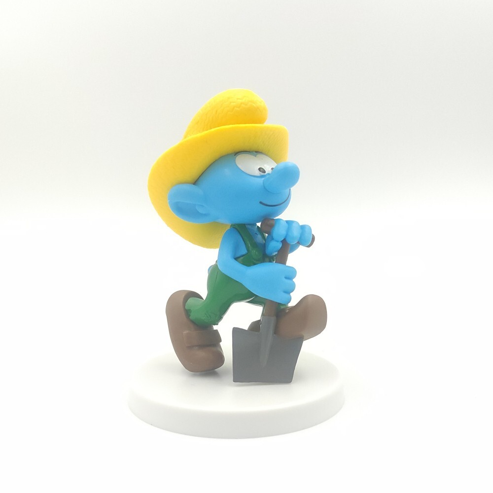 Sbabam Smurfs Jobs Series (2019) - Farmer Smurf on Base (7,5 cm / 3 ...