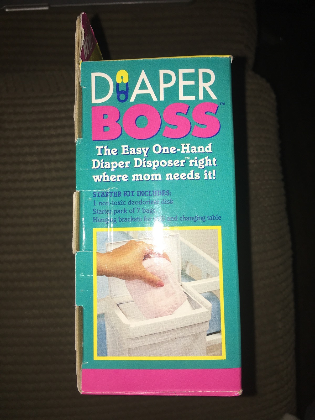 Infantino DIAPER BOSS Starter Kit COMPACT One Hand Disposal Baby Easy 2 ...