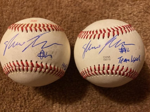 (2) SHLOMO LIPETZ TEAM ISRAEL WBC Autograph Signed PERSONALIZED ...
