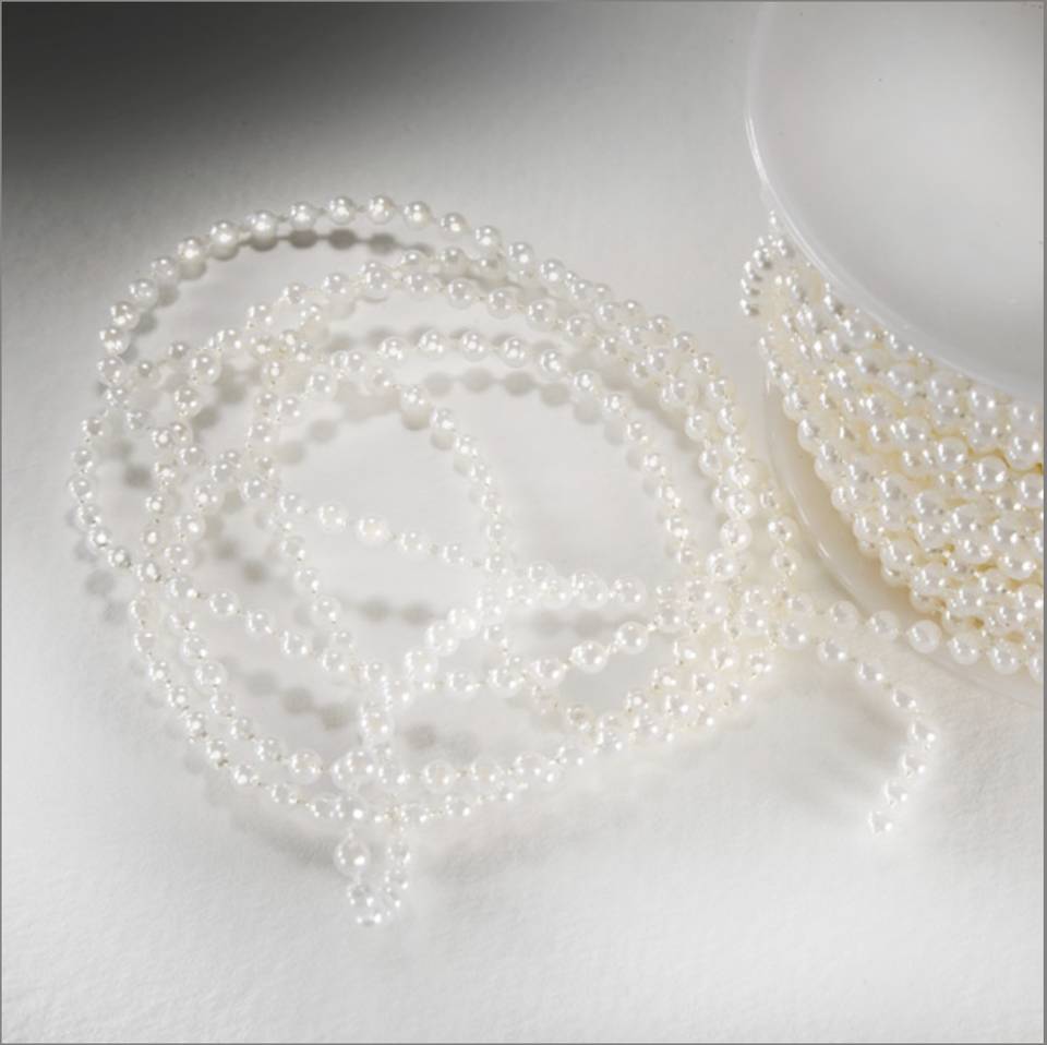3MM Pearls stringed pearl beads/beads on a string/reel - Choice of ...