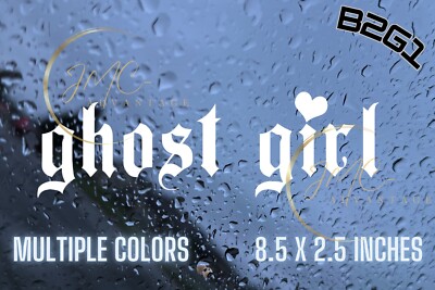 Ghost Girl Decal Vinyl Die Cut Sticker Lil Peep Rapper JDM Drift Girl ...