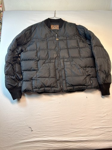 Vintage Walls Jacket Men's L Western Wear Quilted Puffer Down USA ...