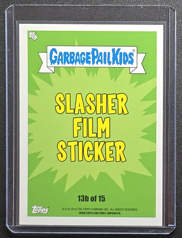 2019 Garbage Pail Kids Slasher Film Sticker Ghost Faith 13b | eBay