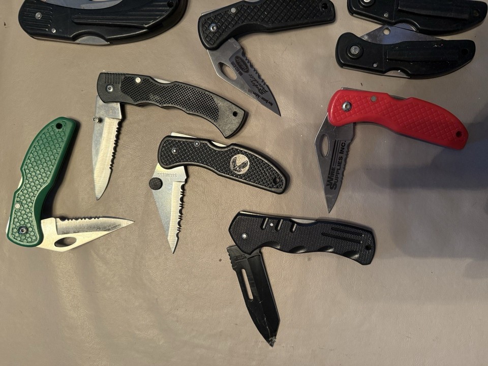 TSA Confiscated Folding Pocket Knives 55 PCS /Pre-Owned. | eBay