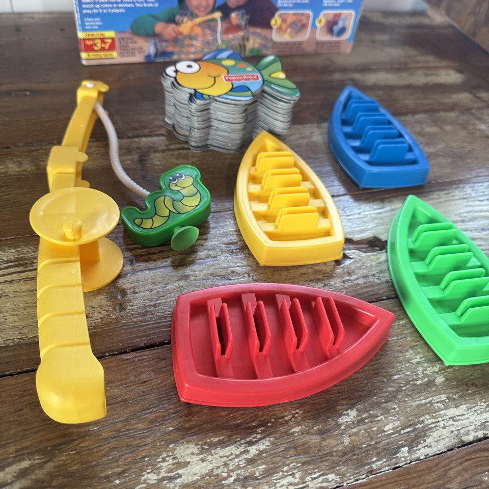 Fisher-Price Go Fish Game 34/35 Cards Missing Instructions Vintage ...