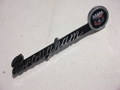 NEW AUSTRALIAN MADE BROUGHAM C PILLAR TURRET BADGE TO HK HT HOLDEN ...