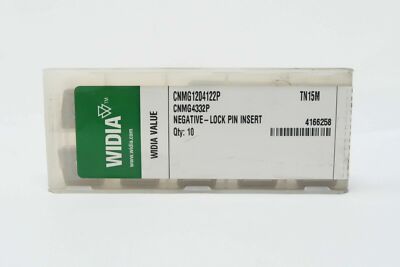 10 pcs WIDIA CNMG 4332 P CNMG 1204122 P TN15M Negative Lock Pin Carbide ...
